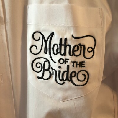 Mother of the Bride Embroidery Design 7 Sizes 10 Formats Wedding ...