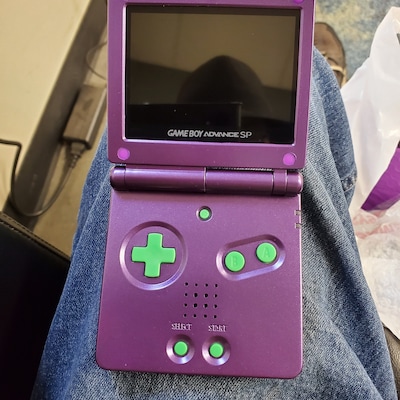 Gameboy Advance SP Transparent Purple IPS V2 - Etsy