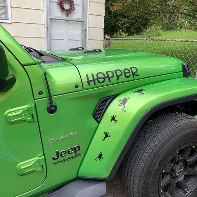 Frog Family Car Window Vinyl Decals, Car Family Stickers, Frog Lovers ...