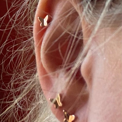 Twist Hoop Earrings Simple Cartilage Hoop Helix Hoop Small - Etsy