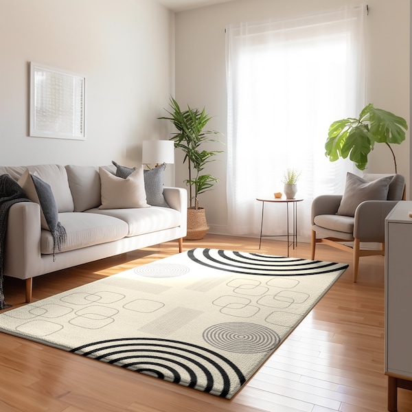 5 Living Room Rug Mockup Bundle | Area Rug Mockup | Room Carpet Mockup ...