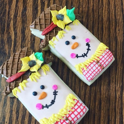 Frosty Stick/scarecrow Stick Cookie Cutter - Etsy