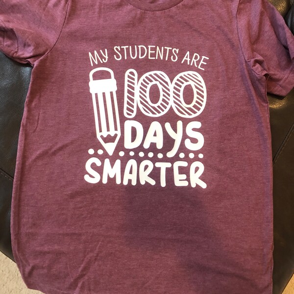My Students Are 100 Days Smarter Svg, Teacher Svg, 100th Day of School ...
