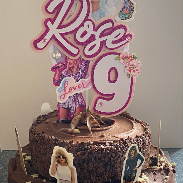 Olivia Rodrigo Themed Birthday Cake Topper Set - Etsy UK