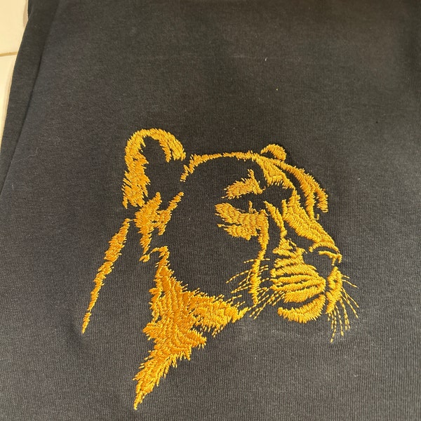 Cougar Head Machine Embroidery Design - 4 Sizes - Etsy