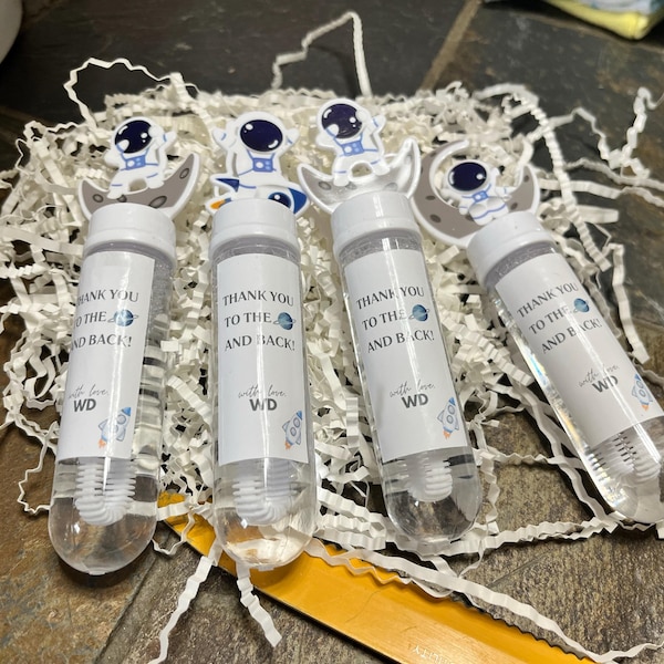 Personalized Space Party Favor Astronaut Birthday Decorations Outer ...