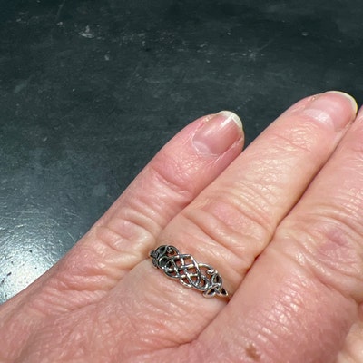 Adjustable Sapphire Toe Ring Sterling Silver Deep Blue Sea Toe Ring ...