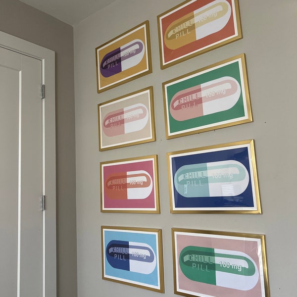 Retro Wall Art, Game Night Rules Doodle Print, Crayon Sketch Print ...