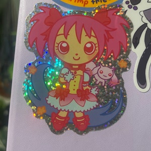 Gyaru Hatsune Miku Acrylic Epoxy Glitter Keychain - Etsy