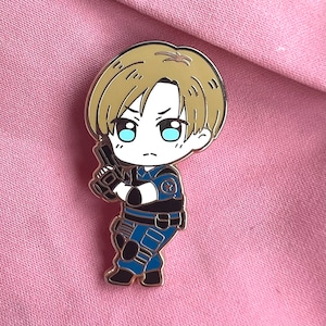 RE Leon Kennedy Hard Enamel Pin - Etsy
