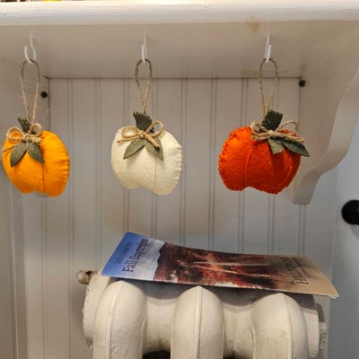 Felt Gingerbread Man Ornament, Peppermint Gingerbread Man, Christmas ...