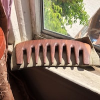 Witches Comb :) - Wide Tooth Curly Hair Walnut Comb - Handmade Comb ...