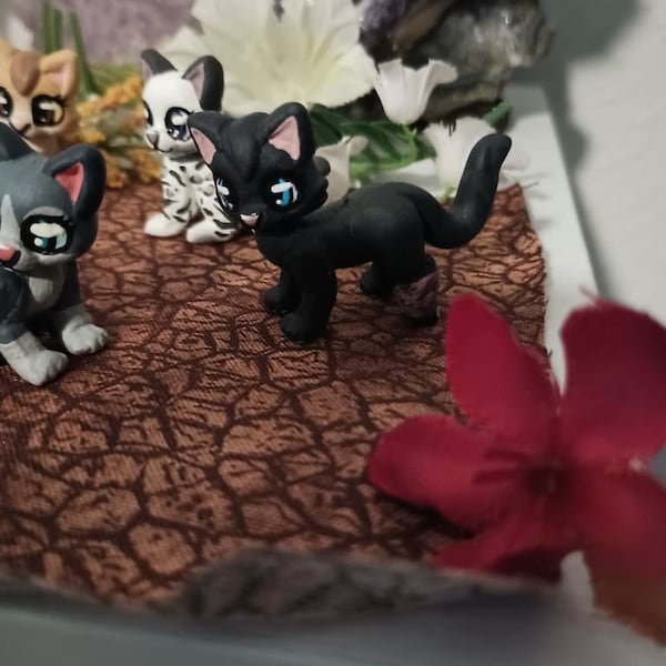 Ashpaw Warrior Cats LPS Clay Custom Apprentice Sized Bobble Head Figure ...