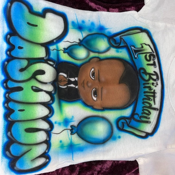 Custom Airbrush Portrait Name Design - Etsy