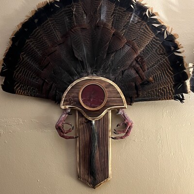 Rustic Turkey Fan Plaque - Etsy