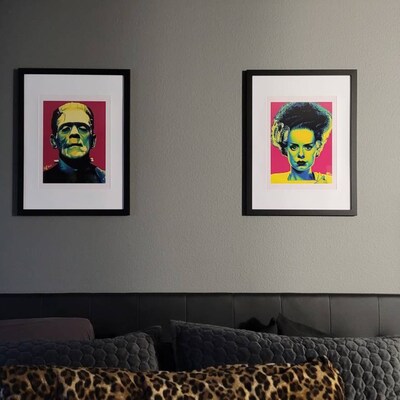 Michael Myers Jason Voorhees Art Print Poster, Assorted Sizes, Bold ...