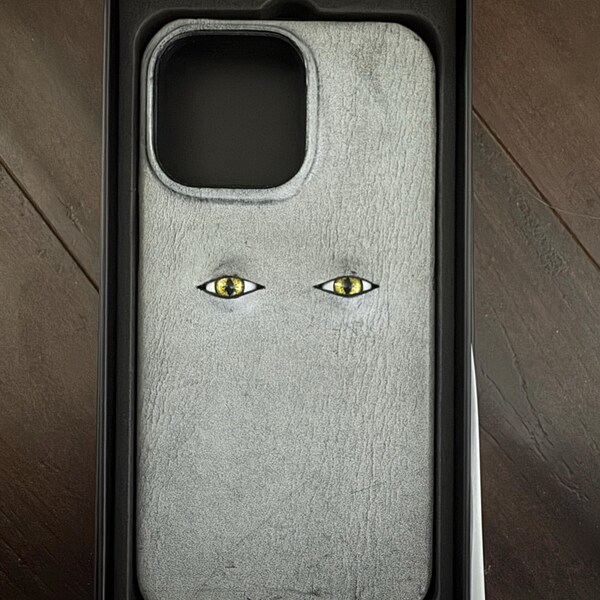 Eye Phone Case,3d Eyes iPhone Case,evil Eyes Phone Case Genuine Leather ...