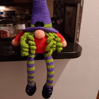 Crochet Pattern Halloween Witch Gnome Pattern Crochet Gnome Bundle ...