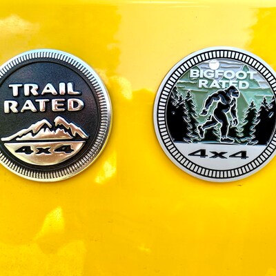 Bigfoot Rated Metal Badge - Etsy