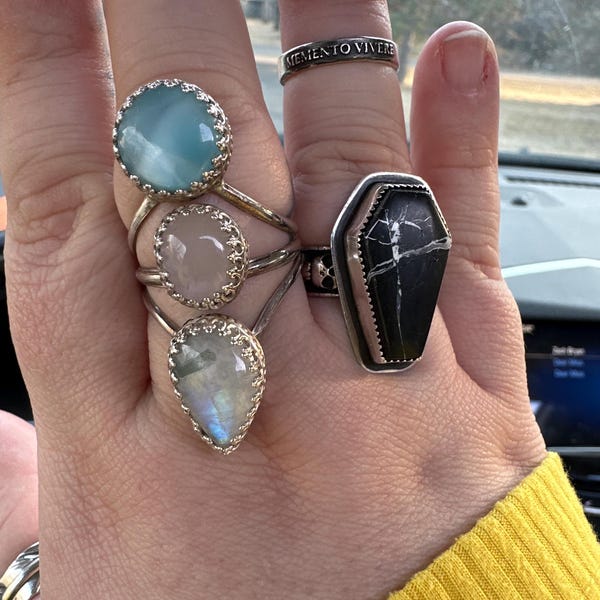 Halloween Ring Everyday is Halloween Ring / Womens Rings Mens Rings ...