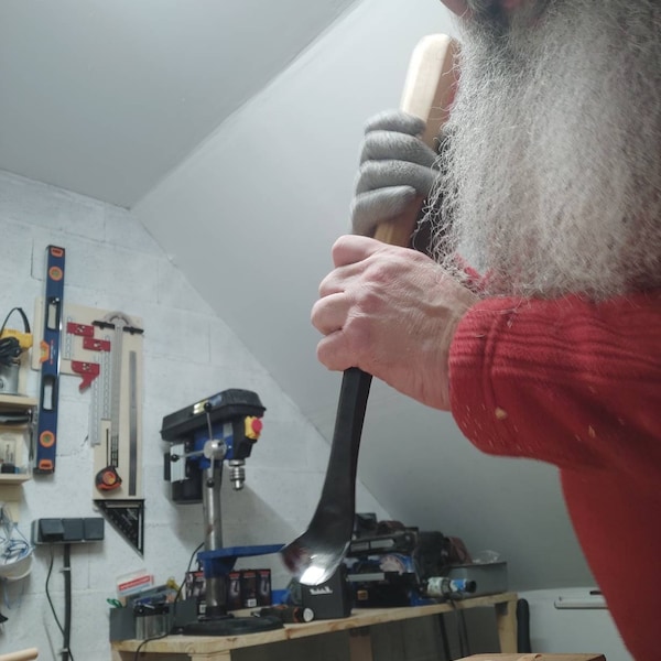 Kuksa Gouge, Small Bowl Gouge, Woodcarving Gouge, Handforged. - Etsy