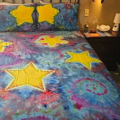 3XL Mahogany Bay Genderless Overalls Cotton Ice Tie Dye Garment ...