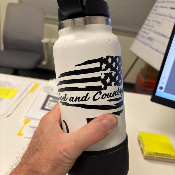 American Flag Decal - Pair of Decals - Premium Vinyl - Subdued/reversed ...