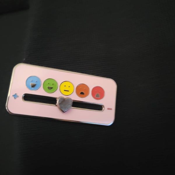 SLIDING ENAMEL PIN - Autism Pin, Nonverbal Pin, Mental Health, Chronic ...