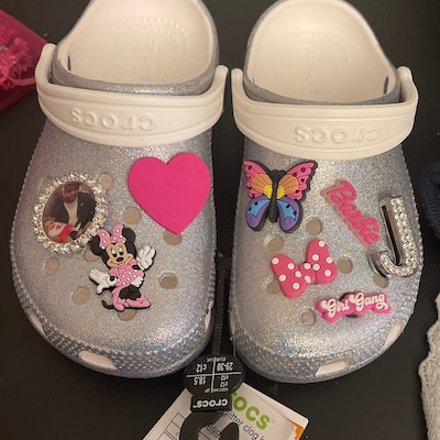 Bling Letter Clog Charms, Rhinestone Charms for Crocs, Luxury Shoe ...