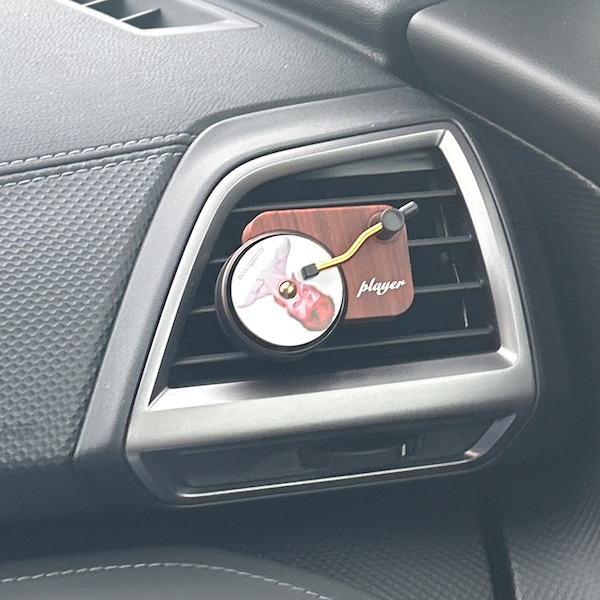 Custom Rock Bands Album Cover Car Air Freshener, Car Vent Clip Perfume ...