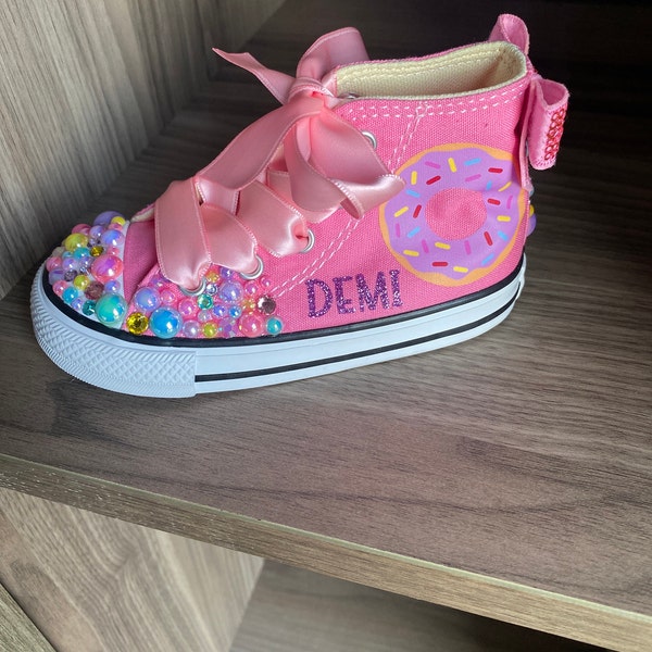 Donut Converse, Personalized, Donut Grow Up, Ice Cream Cone, Sprinkles ...