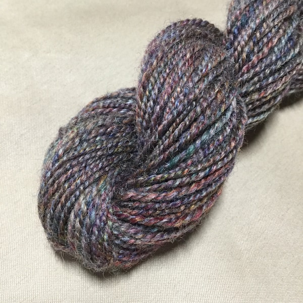 4 Oz of Multi Colored Merino Wool Top Dyed Heather 21.5 Micron Roving ...