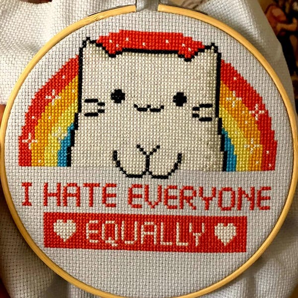 Mini Christmas Characters. Set of 21 Tiny Christmas Cross Stitch ...