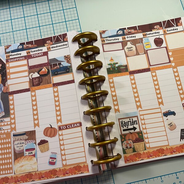 Monthly Amusement Park Printable Planner Stickers: Made to Fit the ...