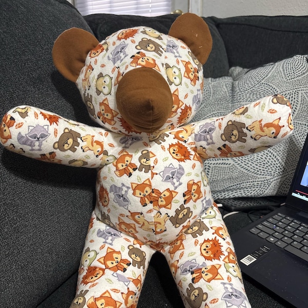 Memory Teddy Bear Keepsake Plush Sewing Pattern & VIDEO Tutorial ...