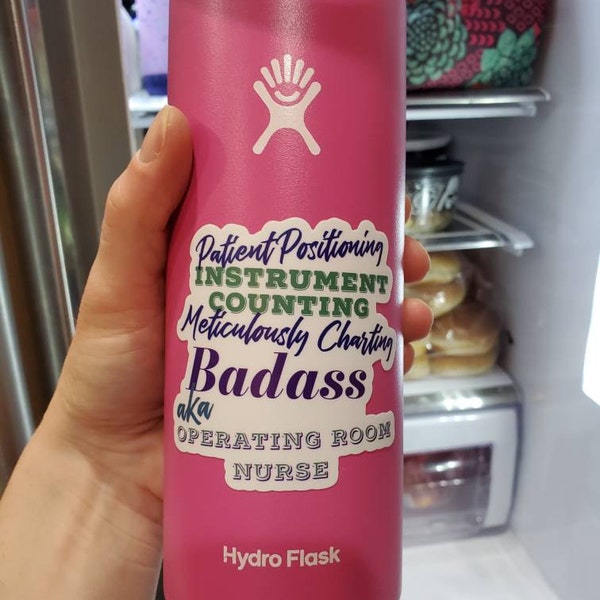 Waterproof Surgical Tech Sticker Scrub Tech Water Bottle Sticker ...
