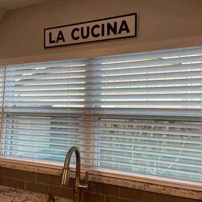 La Cucina Italian Kitchen Sign, Italian Chef Wall Decor, Italian Sign ...