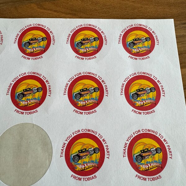 24 X Personalised Gabbys Dollhouse Birthday Party/sweet Cone Stickers ...