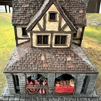 Town Buildings Set 3D Print, Modular Village District, 28mm Terrain ...