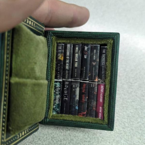 Custom Mini Book Keychain: Personalized Book Cover, Literary Gift - Etsy