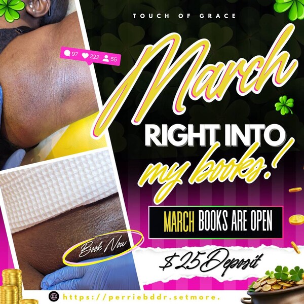 June Booking Flyer, June Flyer - Etsy