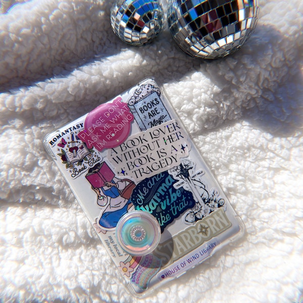 Book Lover Fantasy Sticker / Holographic / Romantasy / Bookish Sticker ...