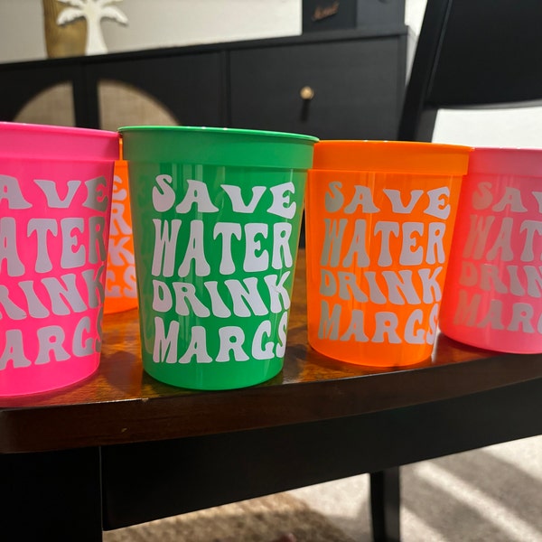 DRINK MARGARITAS Cups for Margs Before Matrimony Bachelorette Party ...