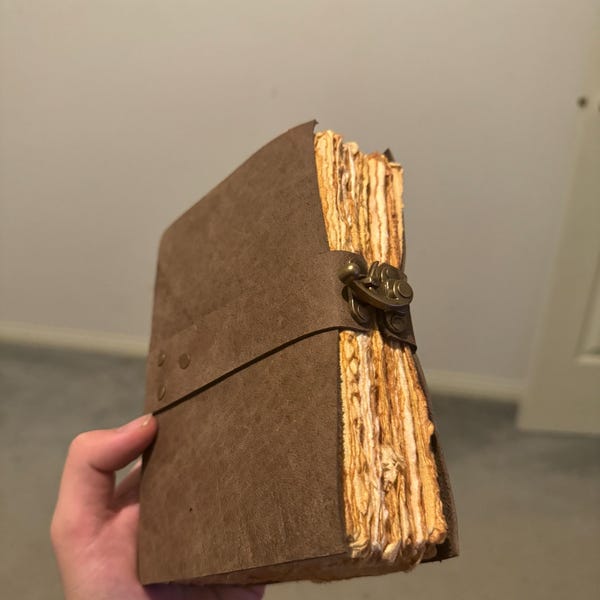 Parihandicrafts01genuine Full Grain Hand Made Leather Journal ...