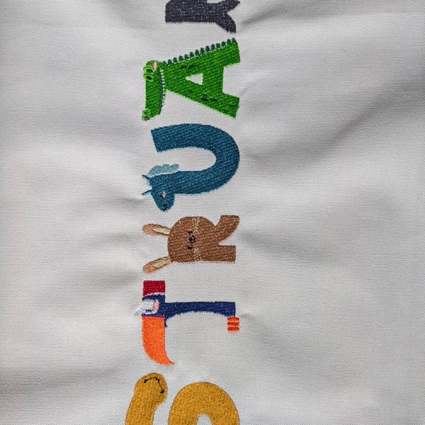 Machine Embroidery Designs INSTANT DOWNLOAD English Script Font Set ...