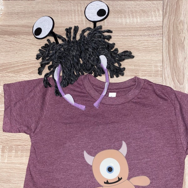 Boo Monster Headband, Boo Purple Outfit, Boo Toddler Child Adult ...