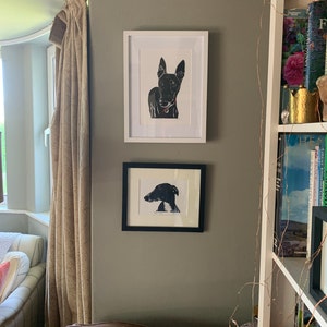 Greyhound Signed Original Lino Print Snaws teefs - Etsy