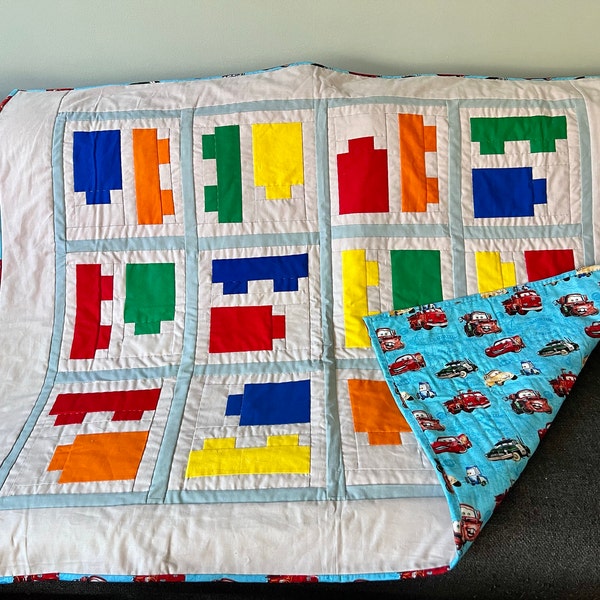 Building Blocks Quilt Pattern - Etsy