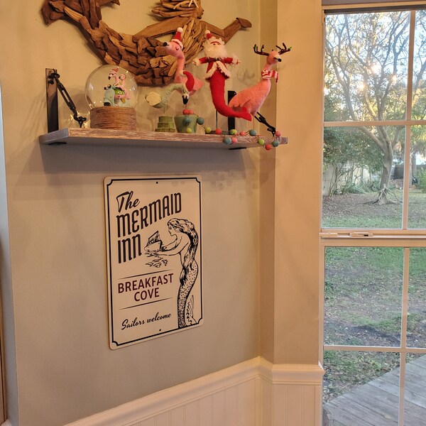 Mermaid Inn Sign, Welcome Decor, Welcome Sign, Mermaid Decor, Mermaid ...