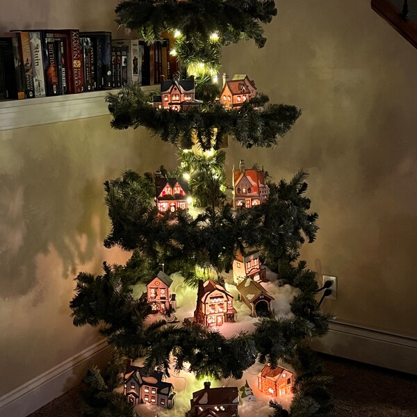 Christmas Village Display Tree - Plans - Etsy